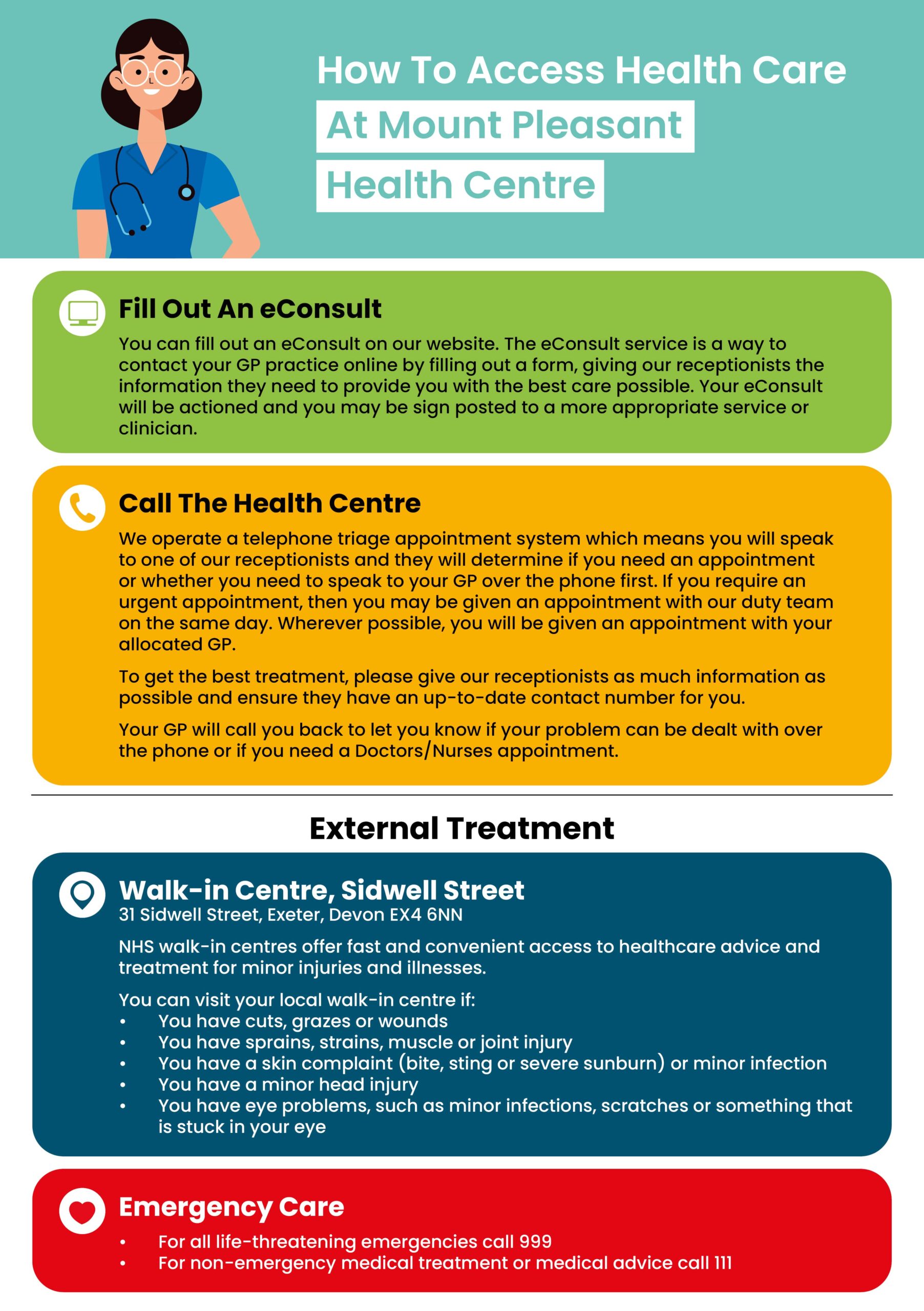 How To Access Healthcare At Mount Pleasant Health Centre