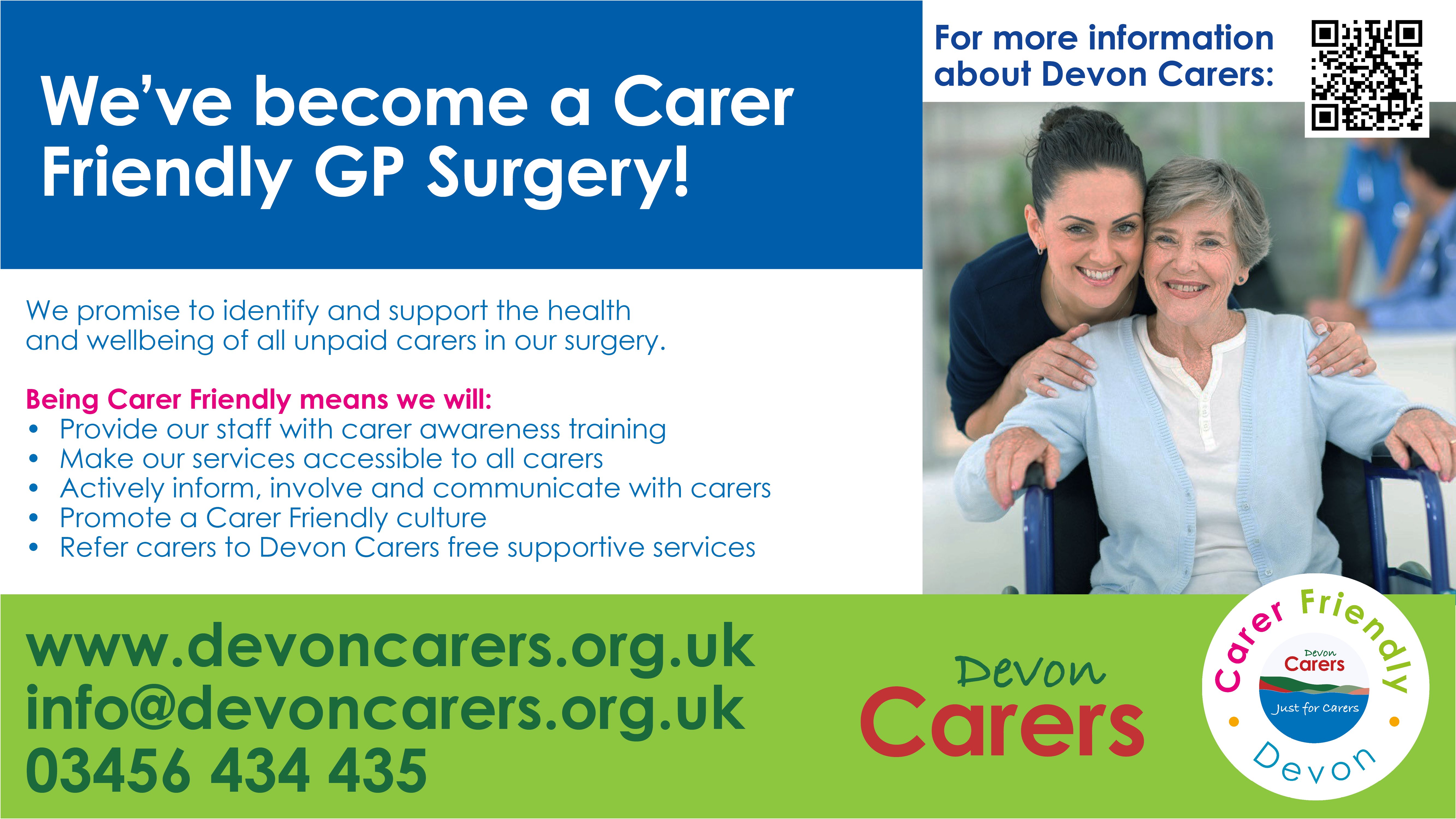 GP Screen Carer Friendly | Mount Pleasant Health Centre