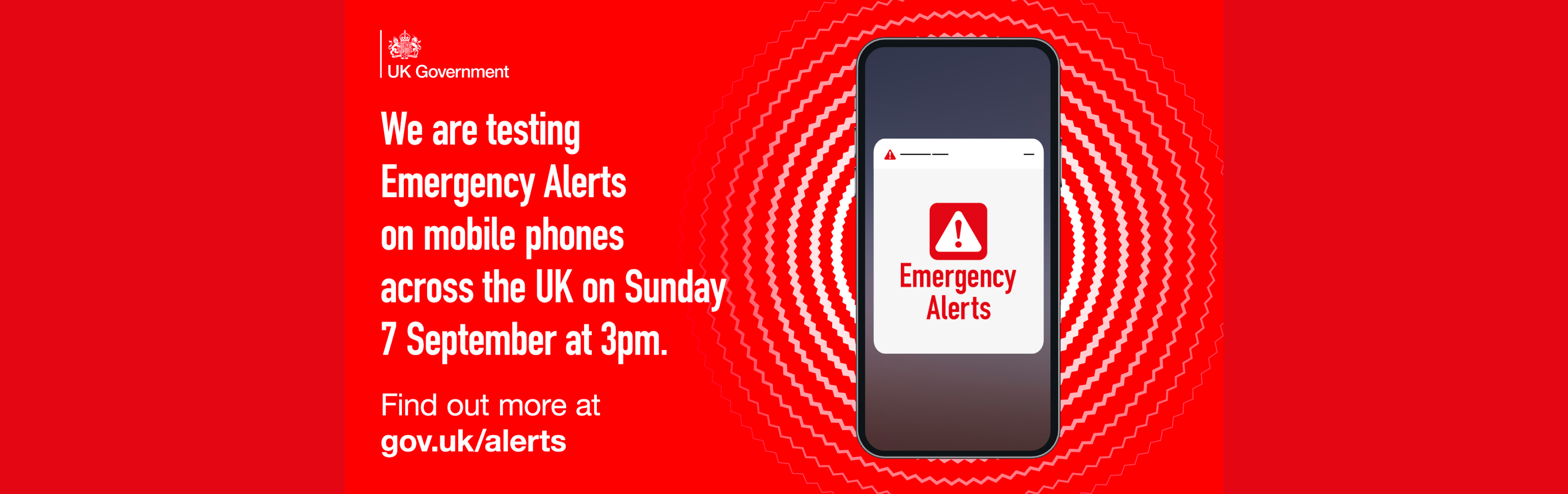 UK Emergency Alert Test Web Banner | Mount Pleasant Health Centre